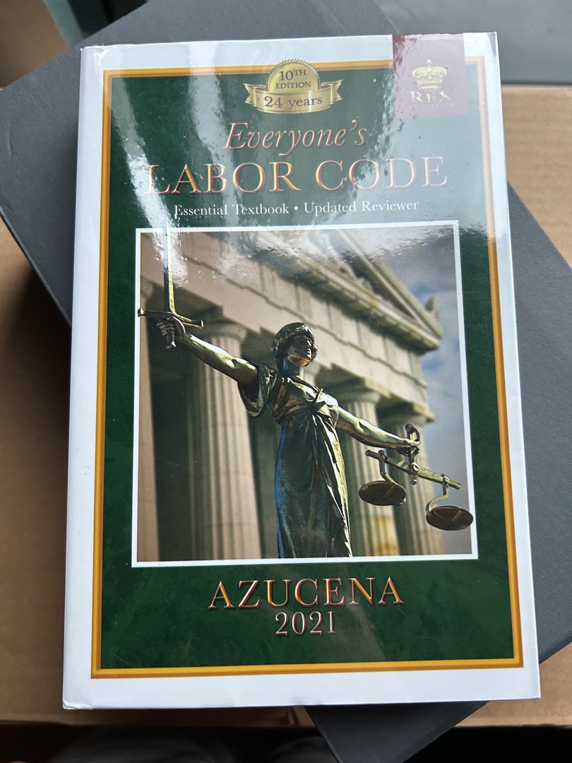 Azucena Everyone's Labor Code (covers labor 1 &2), Hobbies & Toys ...