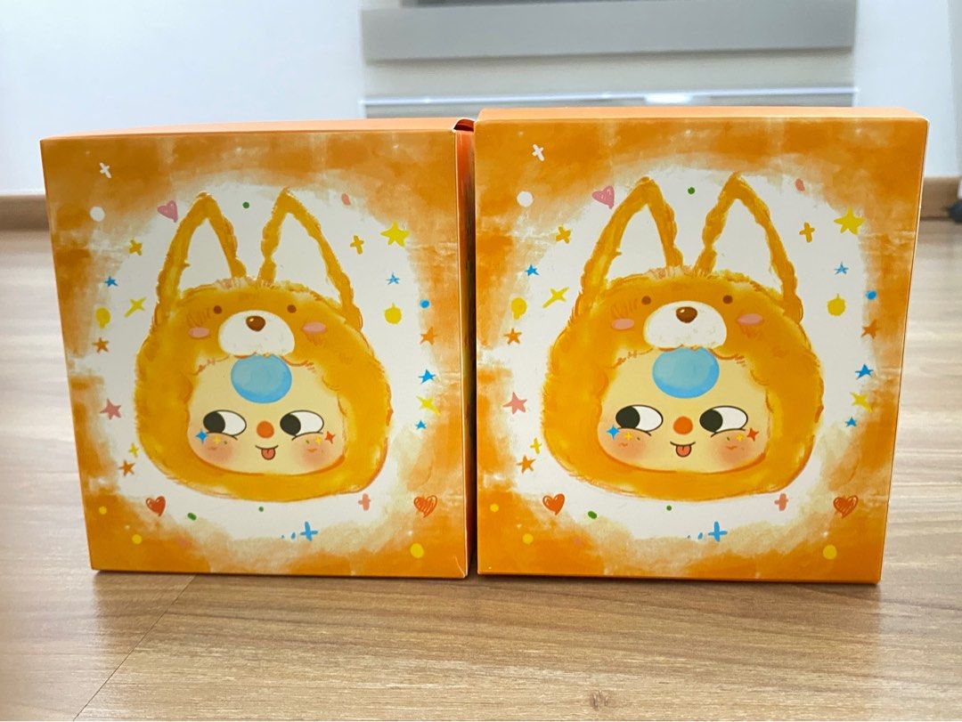 Baby Three Version 1, BB3 V1 Plush - Blue Elephant and Purple Kitten ...