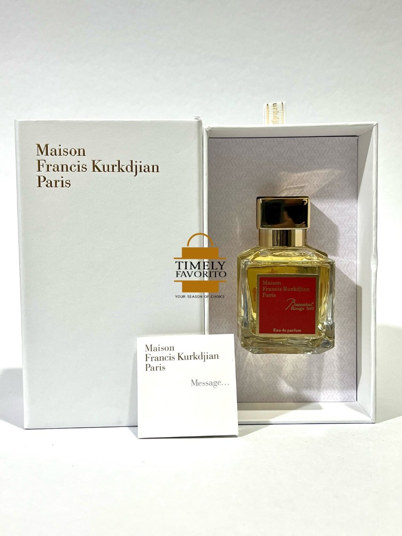 Baccarat Rouge 540 Master t3ster perfume 70ml, Beauty & Personal Care ...