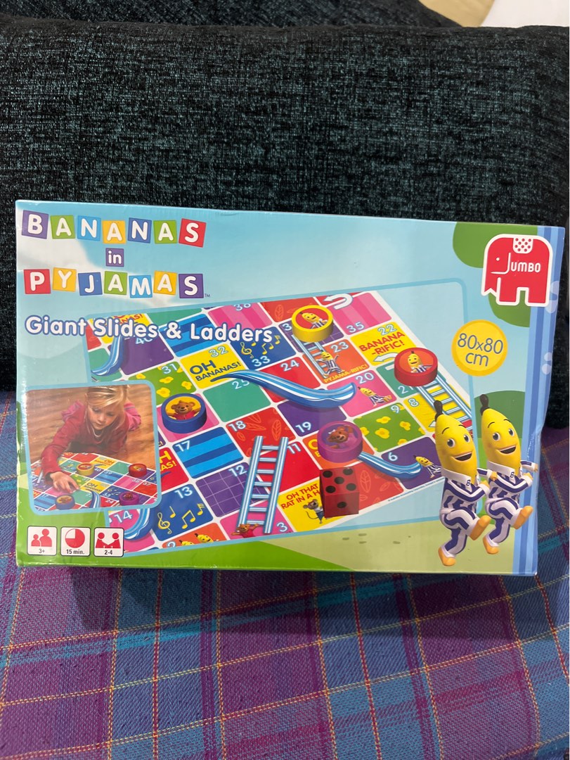 Bananas in Pyjamas - Giant Slides & Ladders - Size: 80X80cm - NEW- From ...