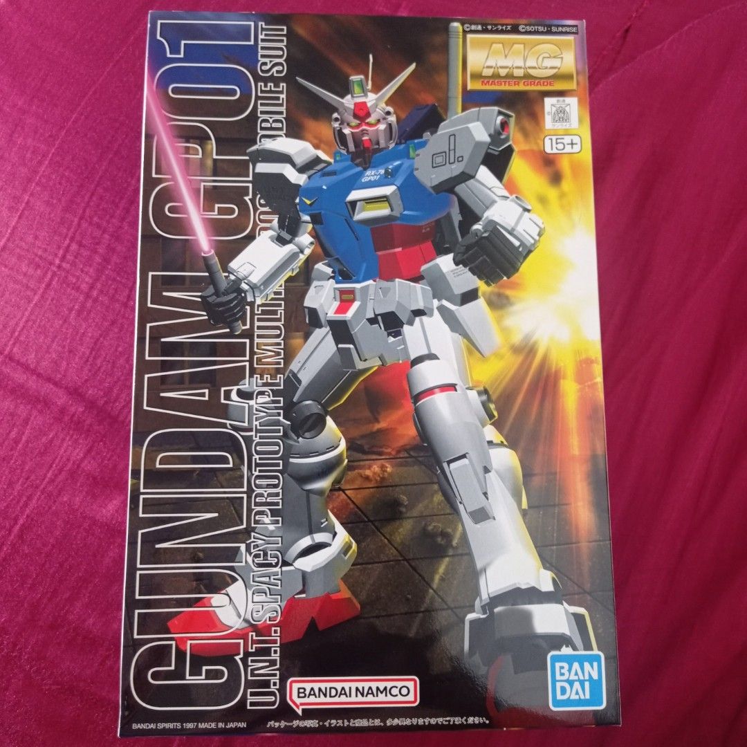Bandai Gpo1 Master Grade MG1/100 Gundam mecha robot model kit toys ...