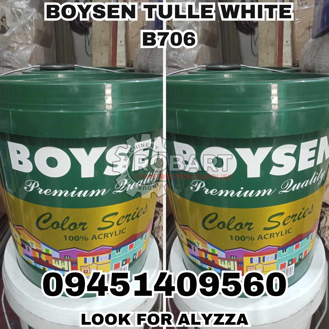 BOYSEN TULLE WHITE B706 PAIL, Commercial & Industrial, Construction ...