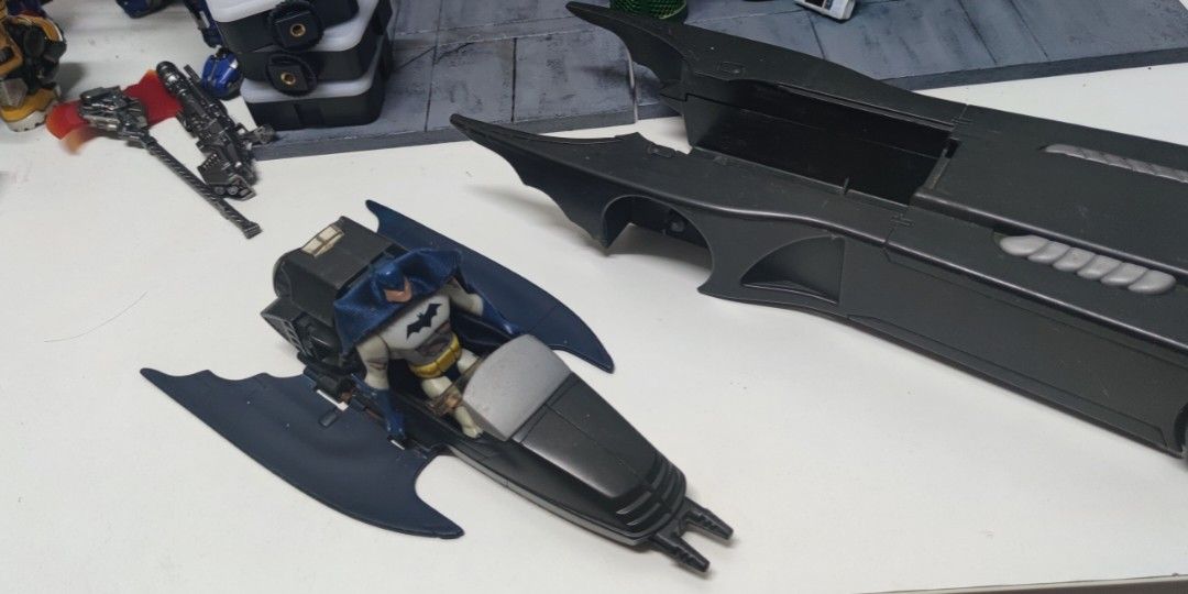 BTAS ANIMATED BATMOBILE WITH BATMAN, Hobbies & Toys, Toys & Games on ...