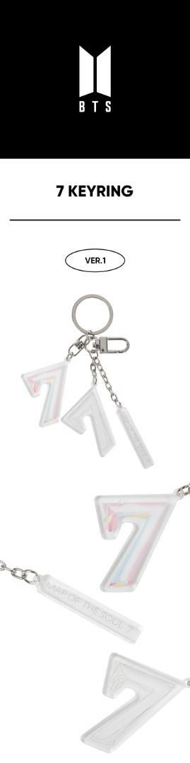 [m18 BTS MERCH] MOTS 7 Acrylic Keyring / Keychain Ver. 1 (OFFICIAL ...