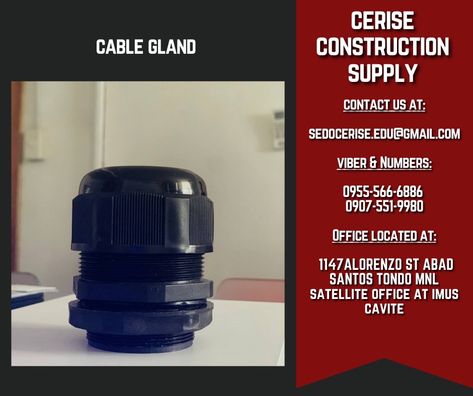 Cable gland, Commercial & Industrial, Construction Tools & Equipment on ...