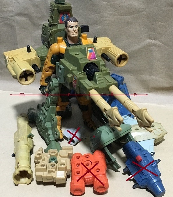 centurions Detonator jake rockwell weapon system Kenner action figures ...