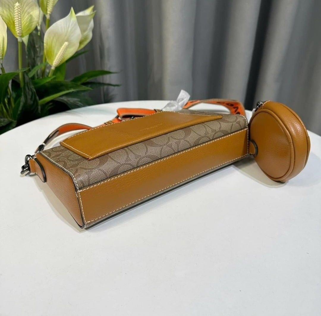 Coach Holden Crossbody in Signature Canvas, Men's Fashion, Bags, Sling ...