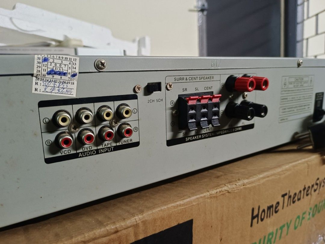 Coby Digital karaoke Hifi Amplifier AV-812, Audio, Soundbars, Speakers ...