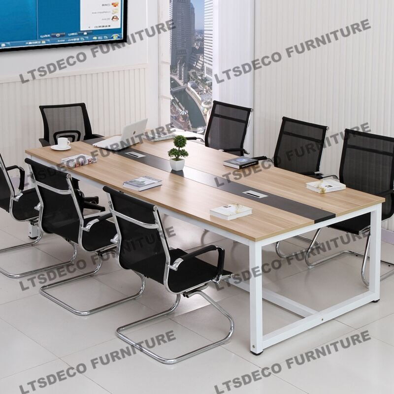 conference table desk office partition furniture full laminated finish ...