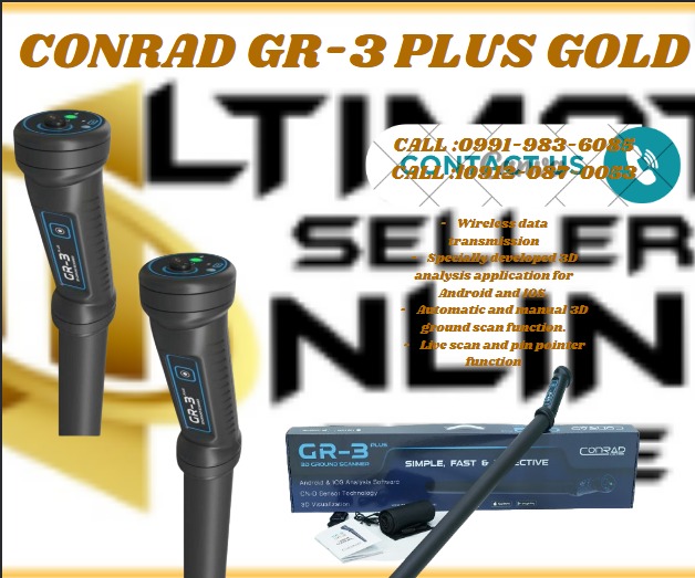 CONRAD GR-3 PLUS Gold Detector Metal Detector 15 Meters Depth, Everything Else, Looking For on ...