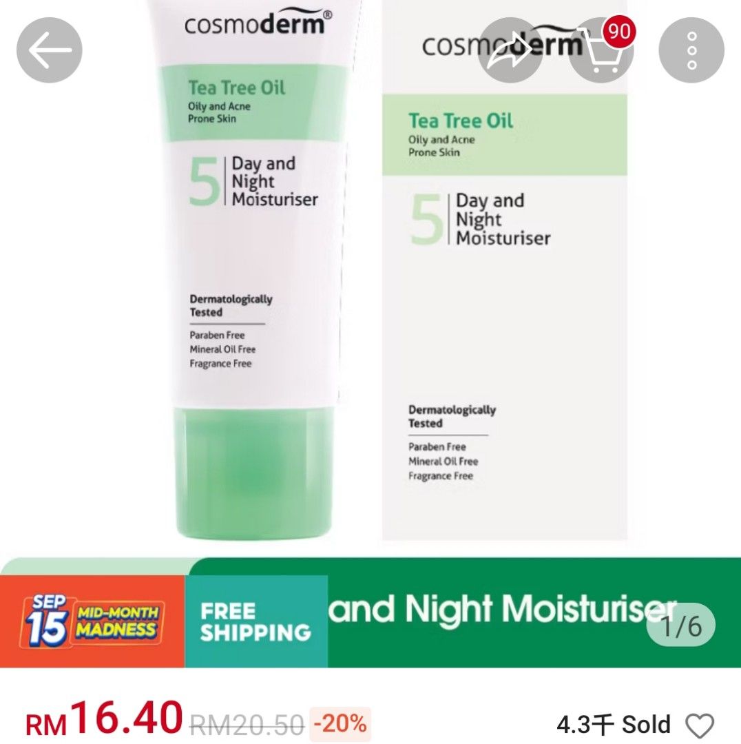 Cosmoderm Tea Tree Oil, Beauty & Personal Care, Face, Face Care on ...