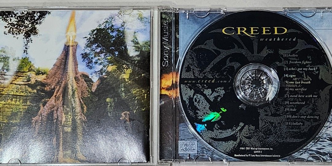 creed weathered cd