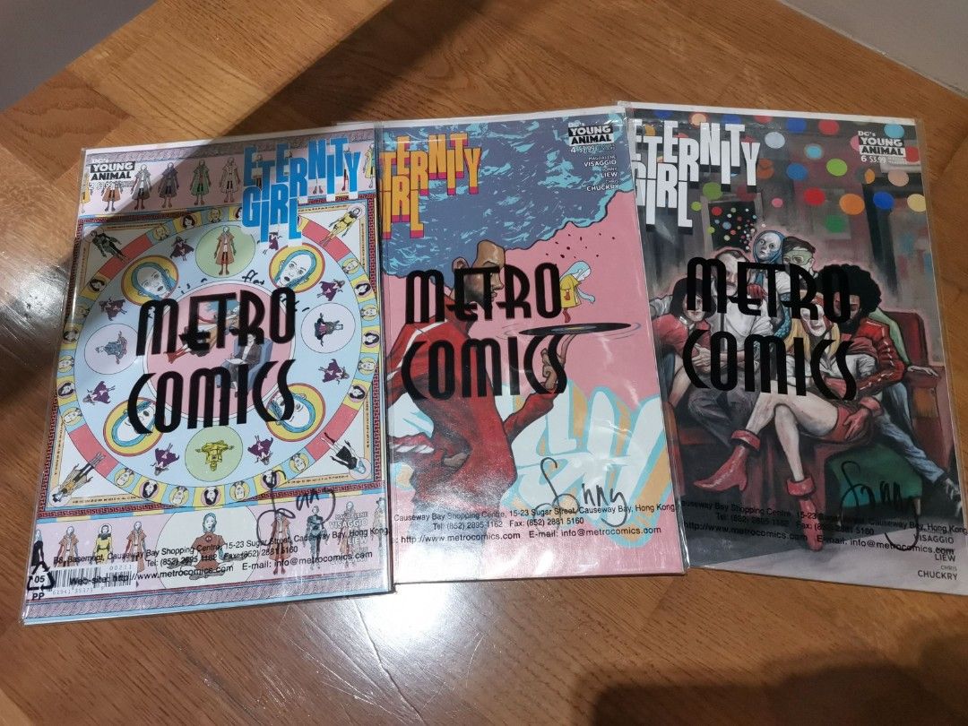 DC Young Animal Eternity Girl #1-6 Complete Signed and Remark by Sonny ...