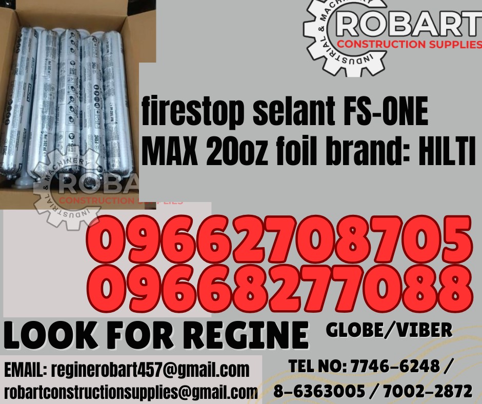 firestop selant FS-ONE MAX 20oz foil brand: HILTI, Commercial ...
