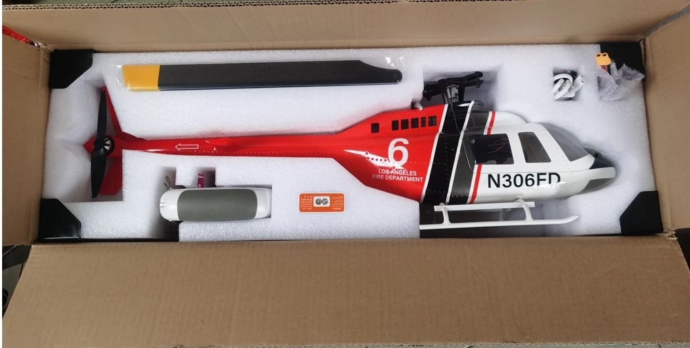 Flywing Bell-206 V3 6CH RC GPS Stabilized Scale helicopter 450L size ...