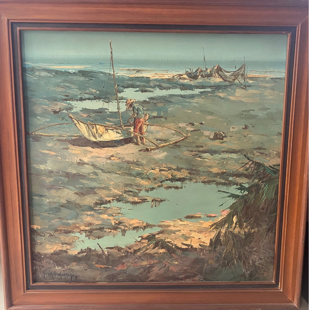For sale an oil on canvas painting by Master Mike Herrera (Mabini ...