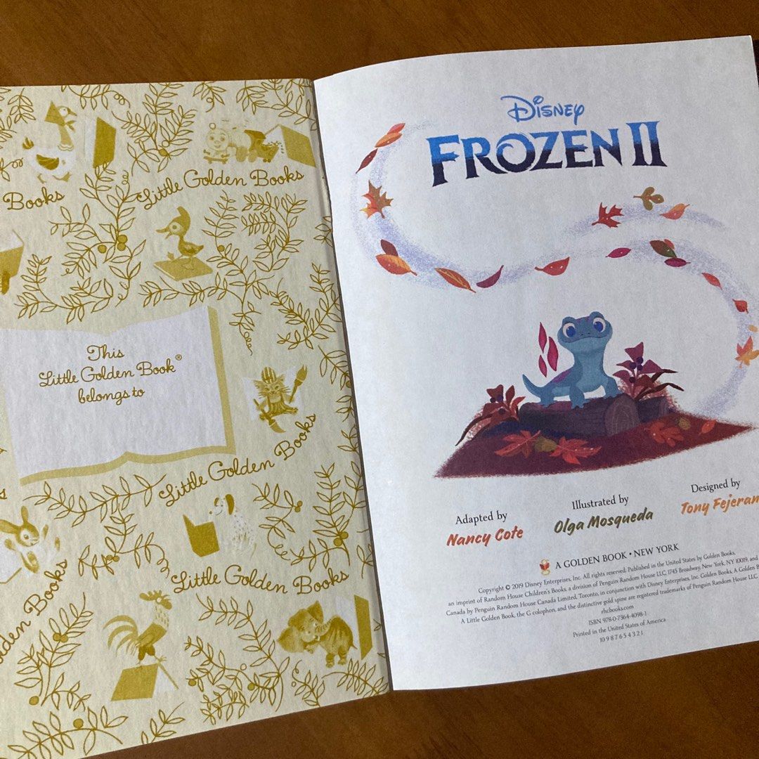 Frozen II Adapted by Nancy Cote, Illustrated by Olga Mosqueda (Little ...