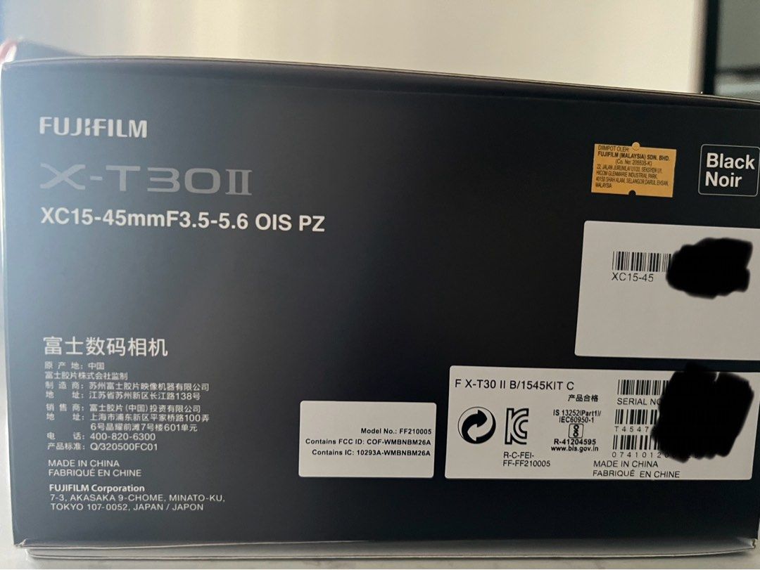 Fujifilm XT 30ii black / XC 15-45 lens, Photography, Cameras on Carousell