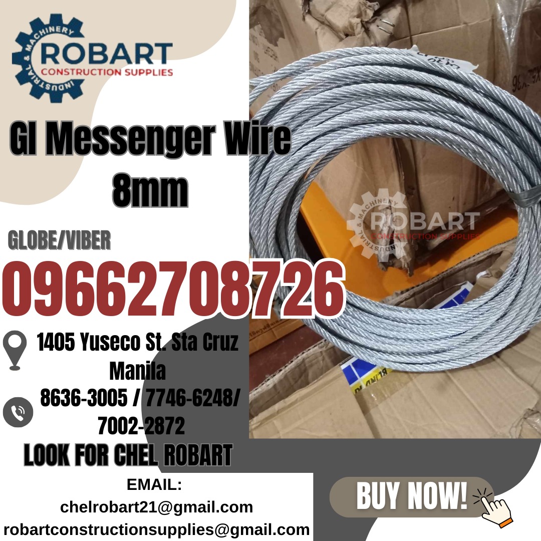 GI MESSENGER WIRE, Commercial & Industrial, Construction Tools ...