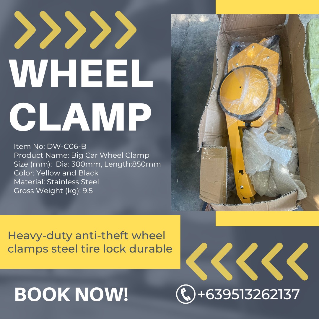 Heavy-duty anti-theft wheel clamps steel tire lock durable, Everything ...