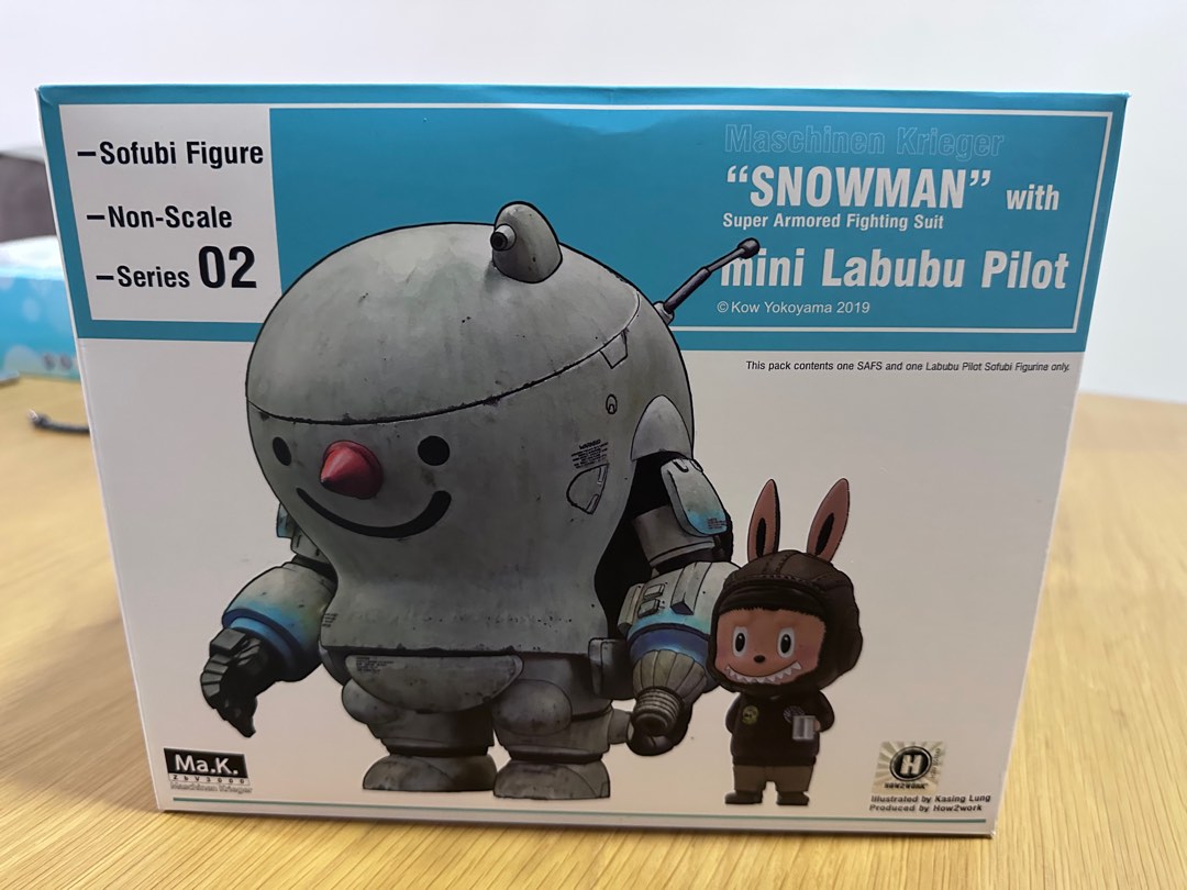 How2work X Kasing X 橫山宏 X S.A.F.S. X Labubu Snowman, Hobbies & Toys ...