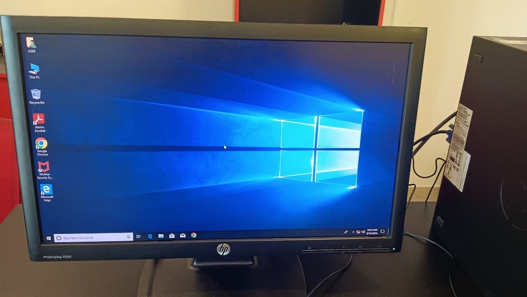 HP MONITOR SIZE 20 HD- PRO DISPLAY P201, Computers & Tech, Parts ...