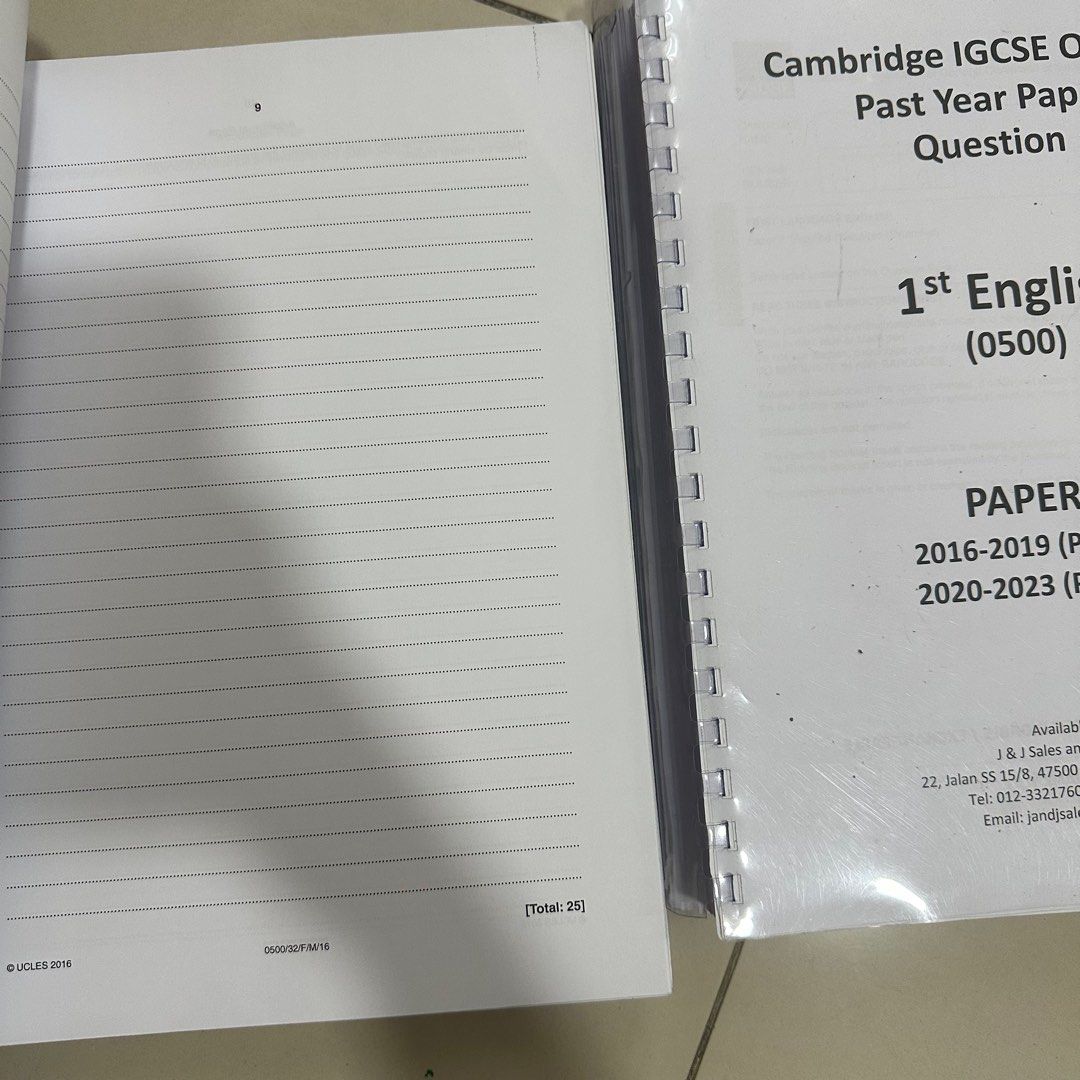 IGCSE PAST YEAR PAPER 1,2 & 3QUESTIONS 2016-2023, Hobbies & Toys, Books ...