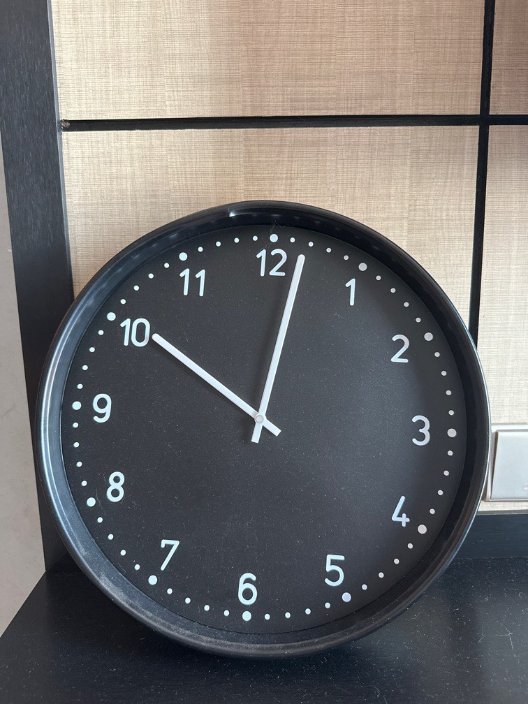 IKEA Clock, Furniture & Home Living, Home Decor, Clocks on Carousell