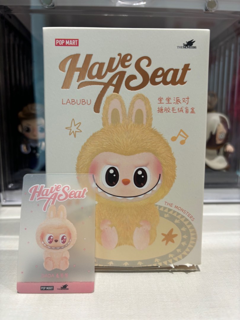 Labubu Have A Seat - Dada, Hobbies & Toys, Collectibles & Memorabilia ...