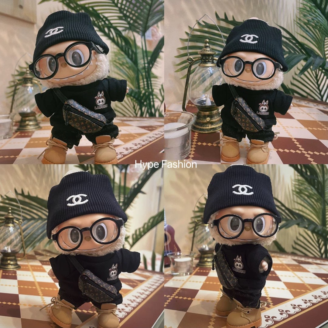 LABUBU POPMART luxury brand clothing full set outfit, Hobbies & Toys ...