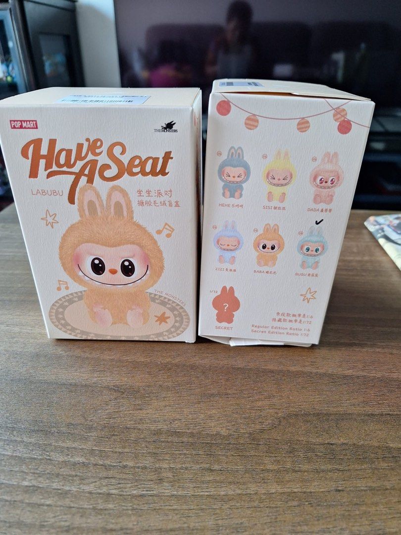 LABUBU QUQU pop mart, Hobbies & Toys, Toys & Games on Carousell