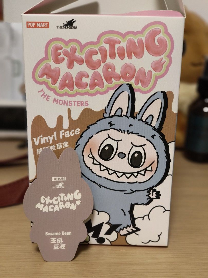 Labubu (Sesame Bean), Hobbies & Toys, Toys & Games on Carousell