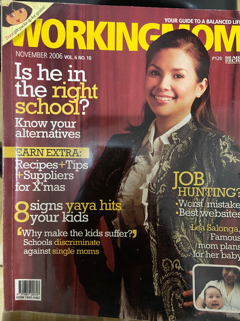 Lea Salonga (Working Mom Magazine 2006 edition), Hobbies & Toys, Books ...