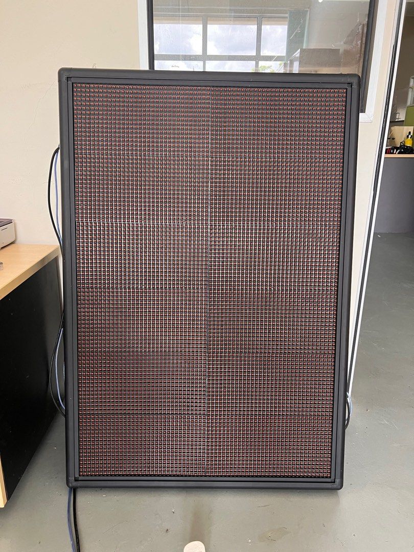 LED signboard panel red light, Furniture & Home Living, Lighting & Fans ...