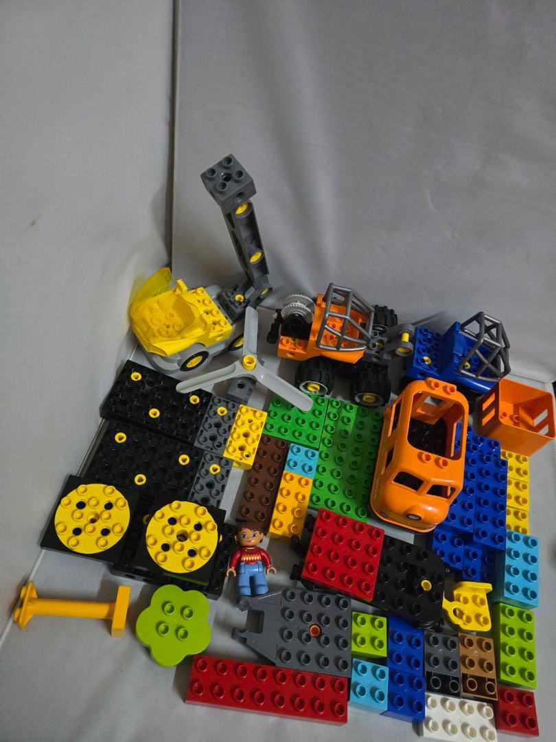 Lego duplo tech machine with assorted lego duplo cargo train, Hobbies ...