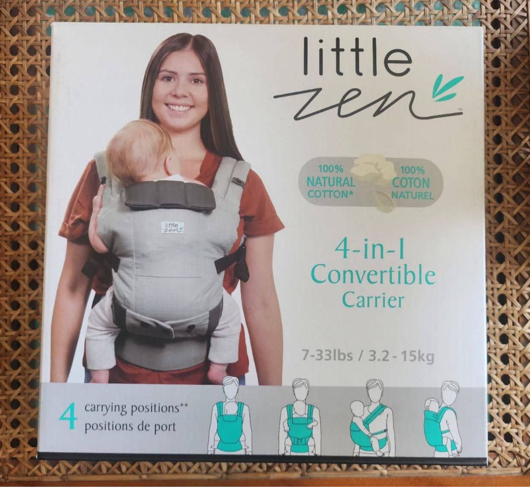 LITTLE ZEN 4 IN 1 CONVERTIBLE CARRIER - GREY, Babies & Kids, Going Out ...
