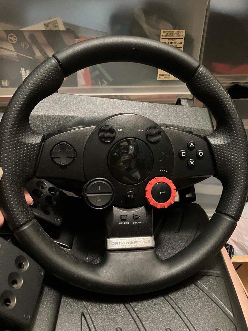 Logitech Driving Force GT E-X5C19 Steering Wheel with Pedals, 電子遊戲, 遊戲機 ...
