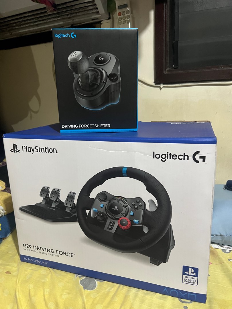 Logitech G29 with Manual Shifter, Video Gaming, Gaming Accessories ...