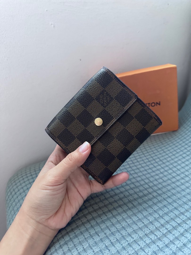 Louis Vuitton wallet LV small wallet, Trifold Elise AUTHENTIC, Luxury ...