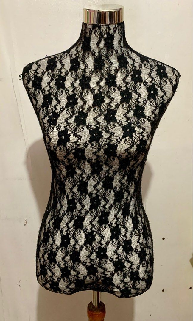 Mannequin Fitting Form Lace Style w/ Stand, Women's Fashion, Dresses ...