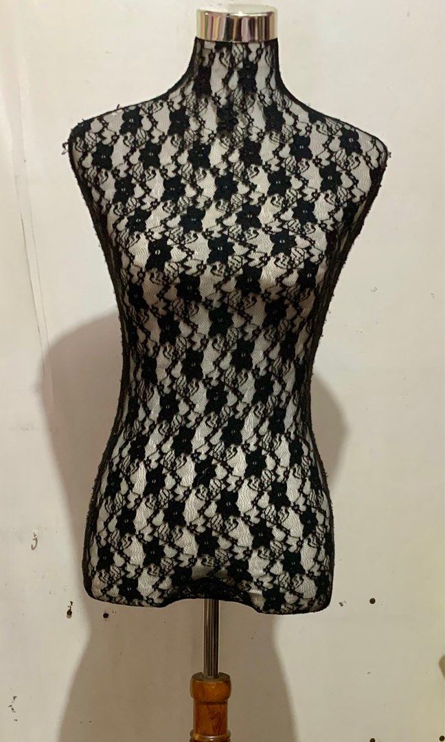 Mannequin Fitting Form Lace Style w/ Stand, Women's Fashion, Dresses ...
