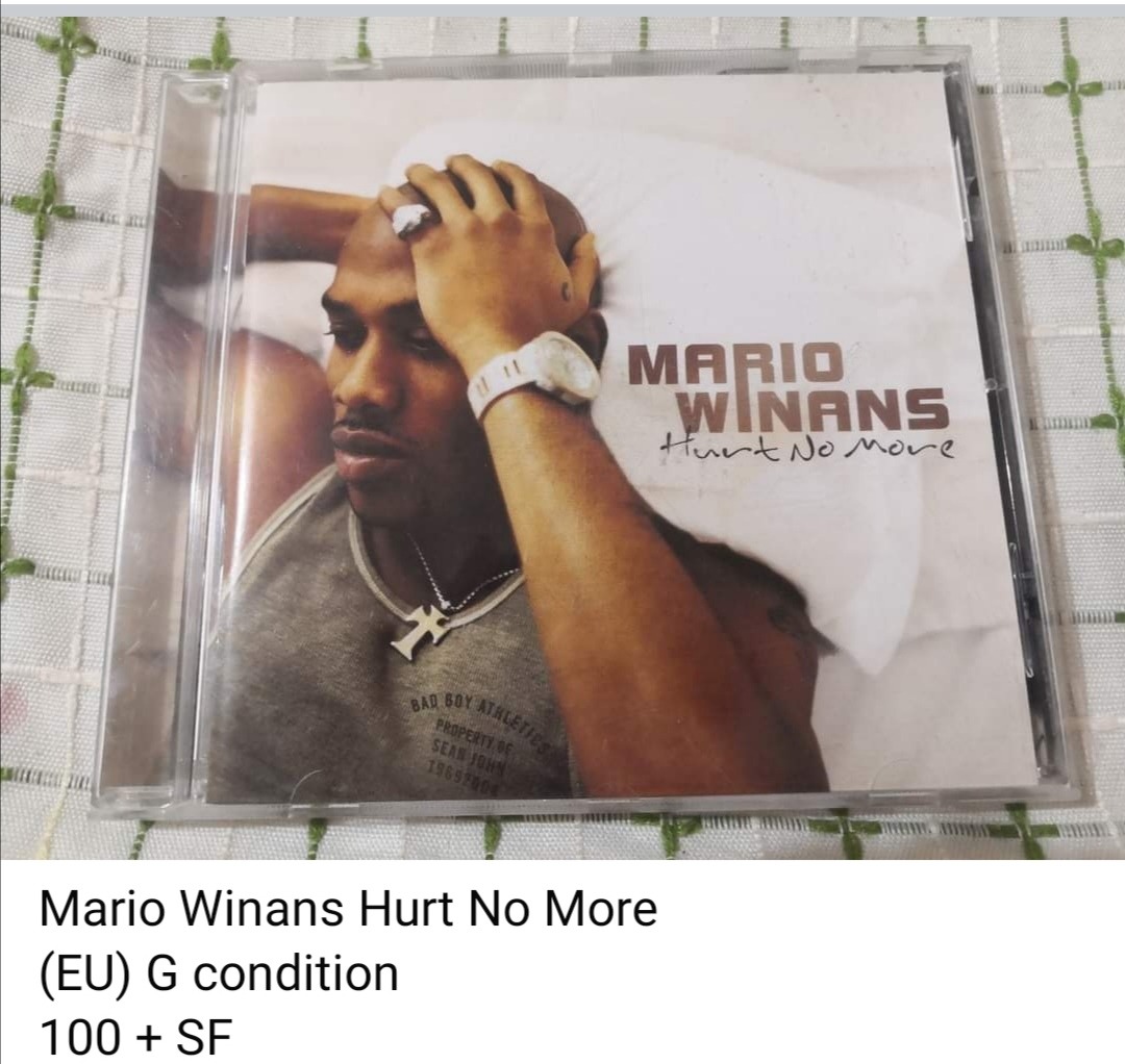 Mario Winans Hurt No More CD (unsealed), Hobbies & Toys, Music & Media ...