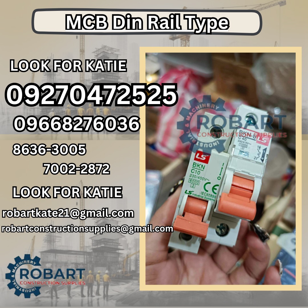 MCB Din Rail Type, Commercial & Industrial, Construction Tools ...