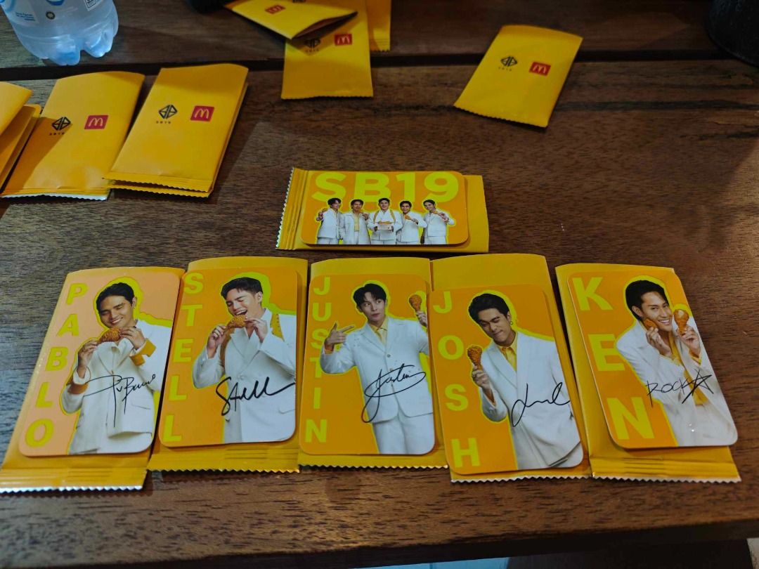 Mcdonald's SB19 Photocards Complete Set, Hobbies & Toys, Memorabilia ...