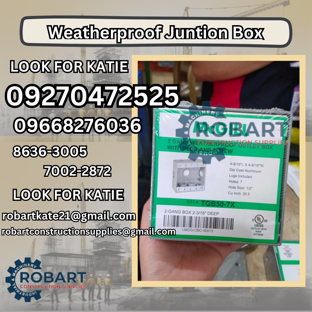 Mcgill Weatherproof Juntion Box, Commercial & Industrial, Construction ...