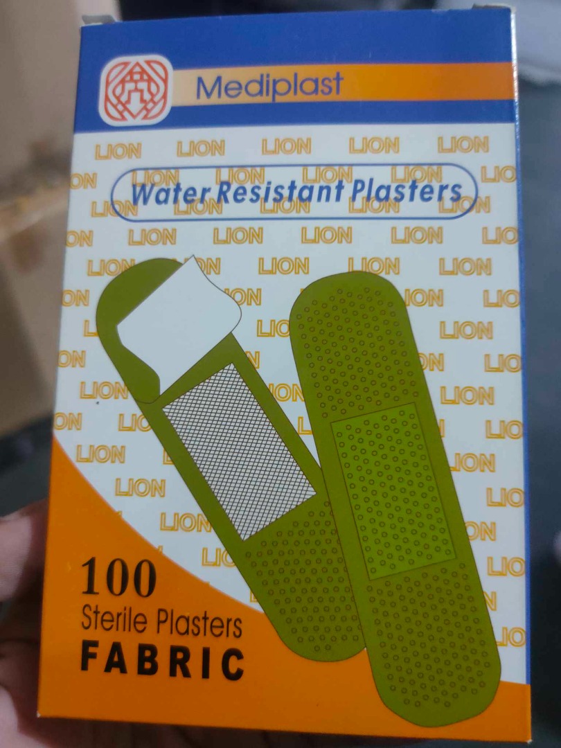 MEDIPLAST WATER RESISTANT PLASTER BAND AID, Health & Nutrition, Medical ...