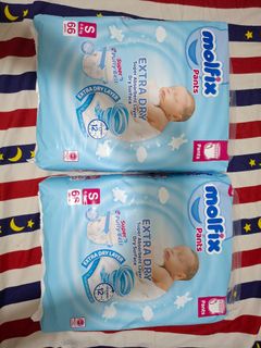 Molfix Extra Dry Pants L48, Babies & Kids, Bathing & Changing, Diapers ...