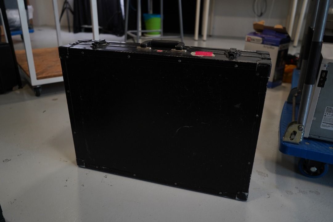 Monitor Screen Display Flight Case Box heavy duty black equipment hard ...