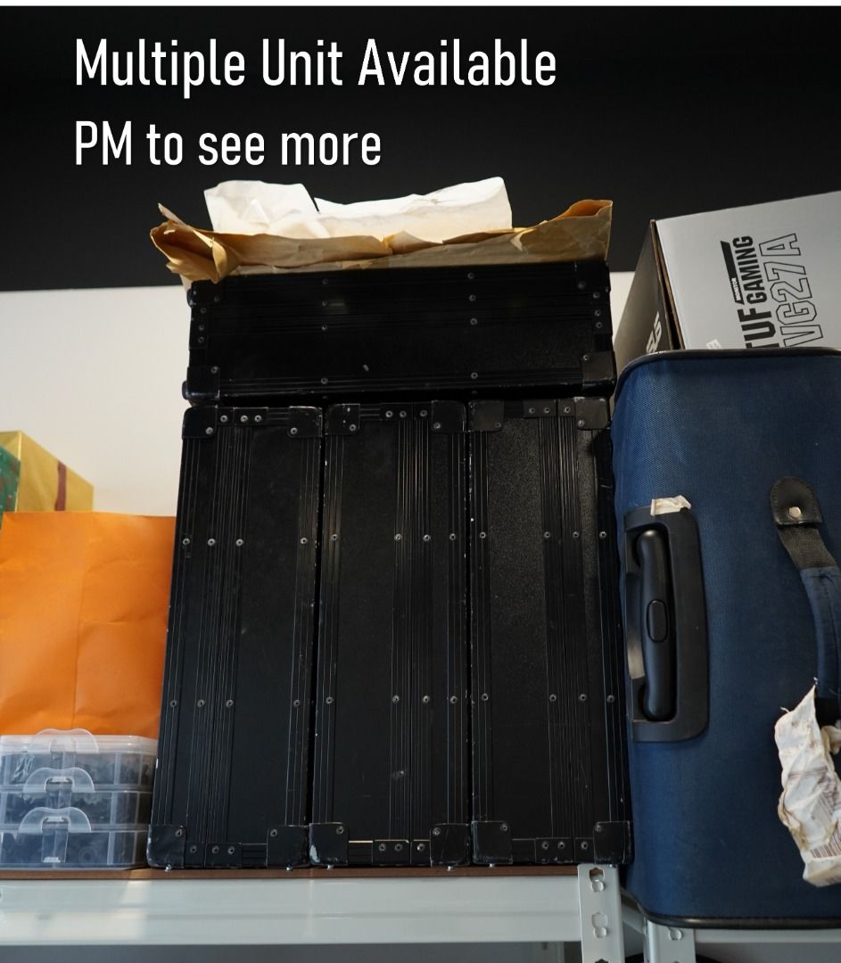 Monitor Screen Display Flight Case Box heavy duty black equipment hard ...