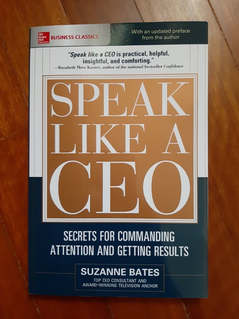 New book : Speak like a CEO, Hobbies & Toys, Books & Magazines ...